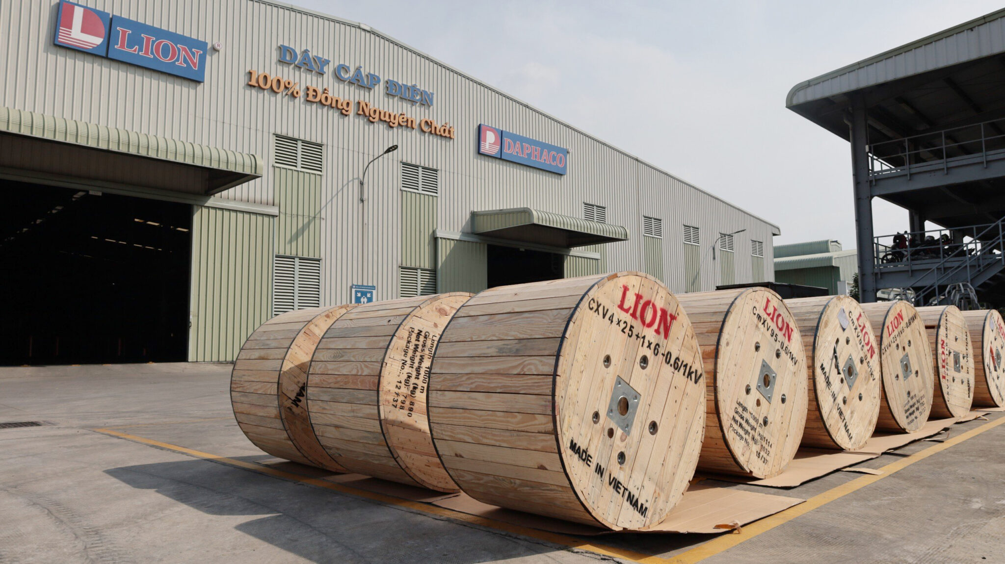 DAPHACO EXPORTED ELECTRICAL CABLES OF LION BRAND TO THE AUSTRALIAN ...